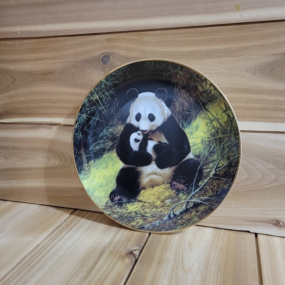 Kitchen | Panda Plate 8 12 Bradford Exchange Endangered Species | Poshmark